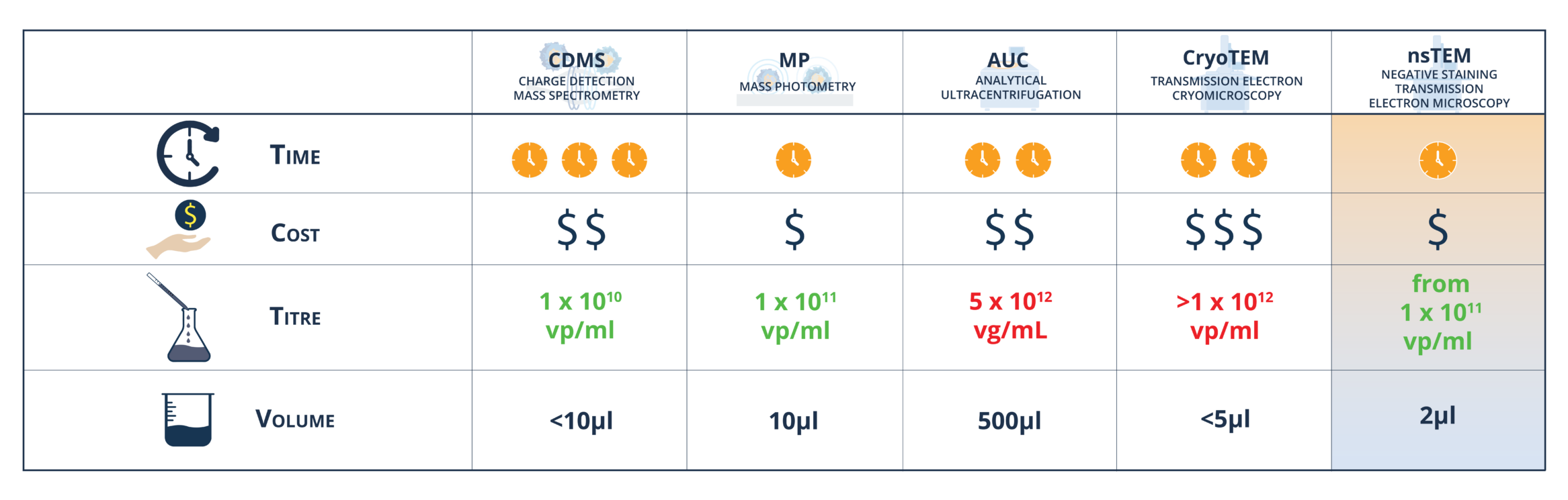 TEM Testing for Virus & vector characterization - ViruSure